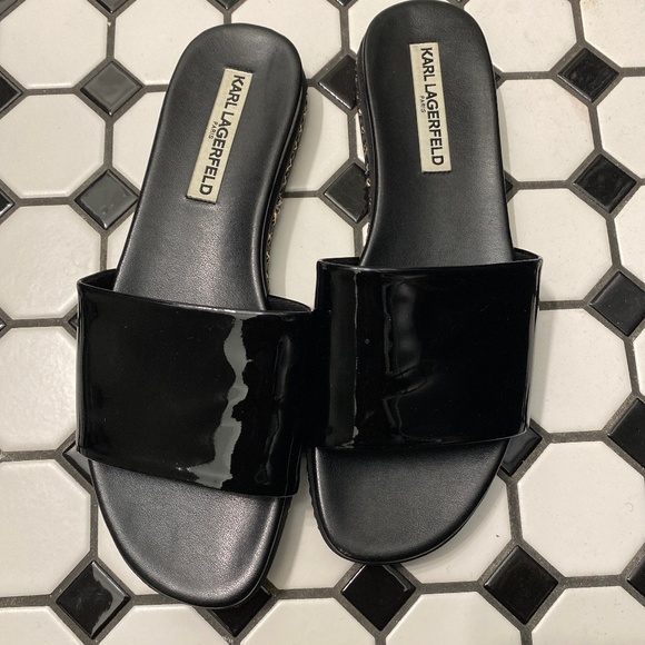 Karl Lagerfeld | Shoes | Karl Lagerfeld Slide Sandals | Poshmark